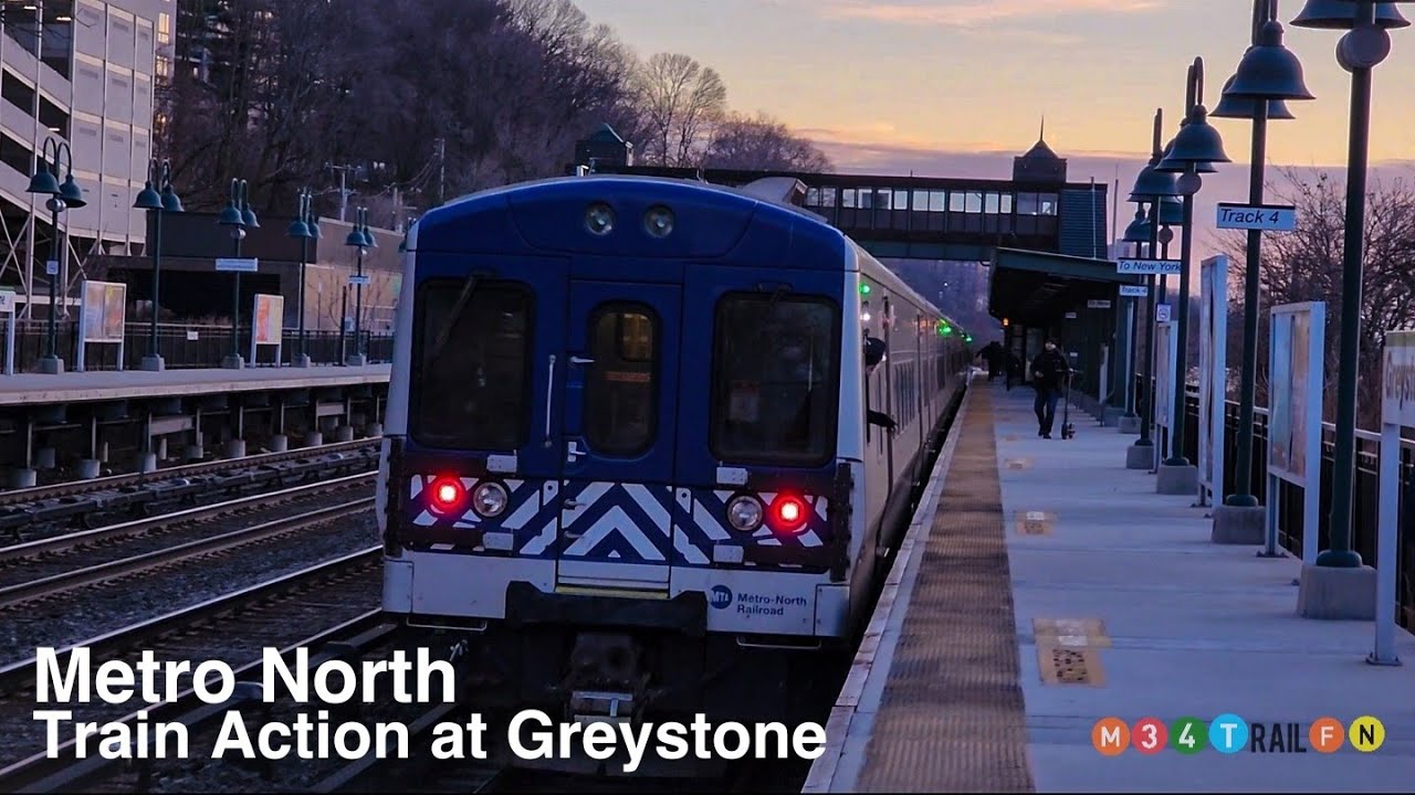 Metro North Railroad: Hudson Line Train Action at Greystone + Amtrak at ...