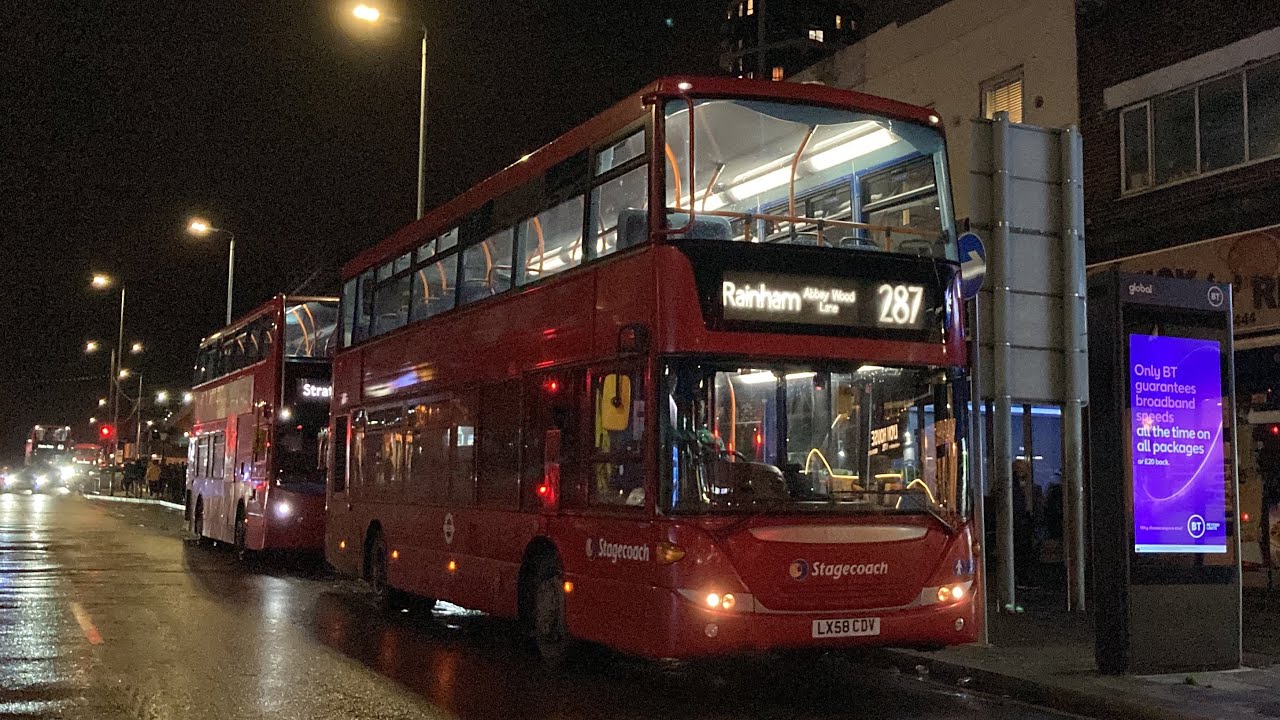 Frv Stagecoach Route 287 Barking Stn Rainham Abbey Wood Lane