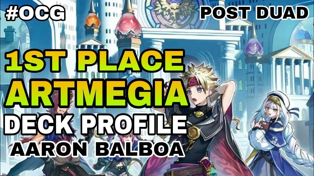 Yu-Gi-Oh! - 1st Place Artmegia Deck Profile | Post DUAD | Aaron Balboa ...