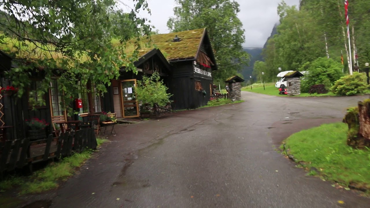 World of Waterfalls: Asafossen from the Vassbakken Kro - YouTube