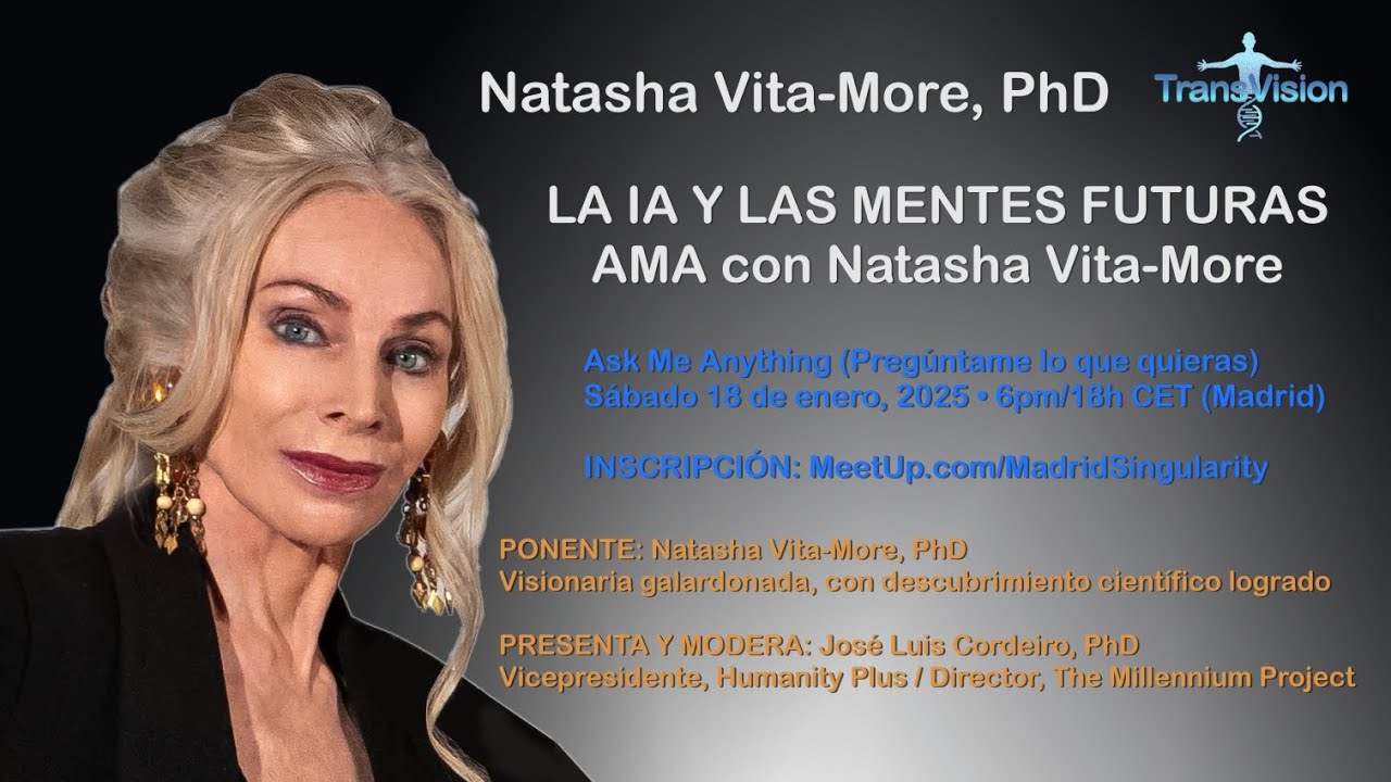 LA IA Y LAS MENTES FUTURAS • AMA (Ask Me Anything) con Natasha Vita ...