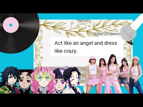 Kny x LE SSERAFIM|| Kny live au|| Crazy (Implied Sanegiyuu and Obamitsu) (check desc) 