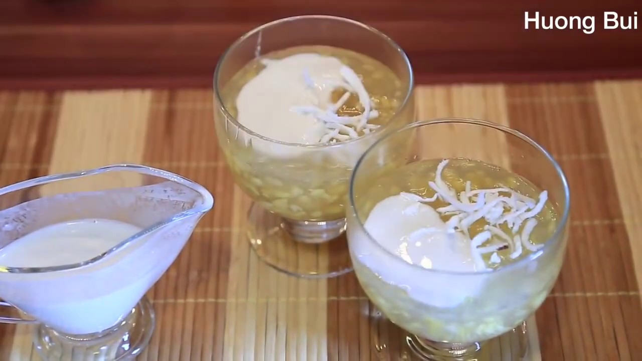Mung Bean Pudding Dessert - YouTube