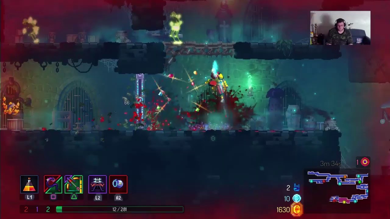 Dead cells - Hard mode boss cell LEVEL 1 PART 1 - YouTube