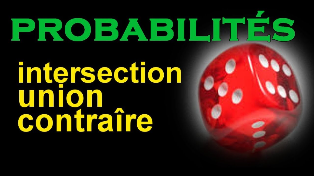2de : Calculs de probabilités (union et intersection) - YouTube