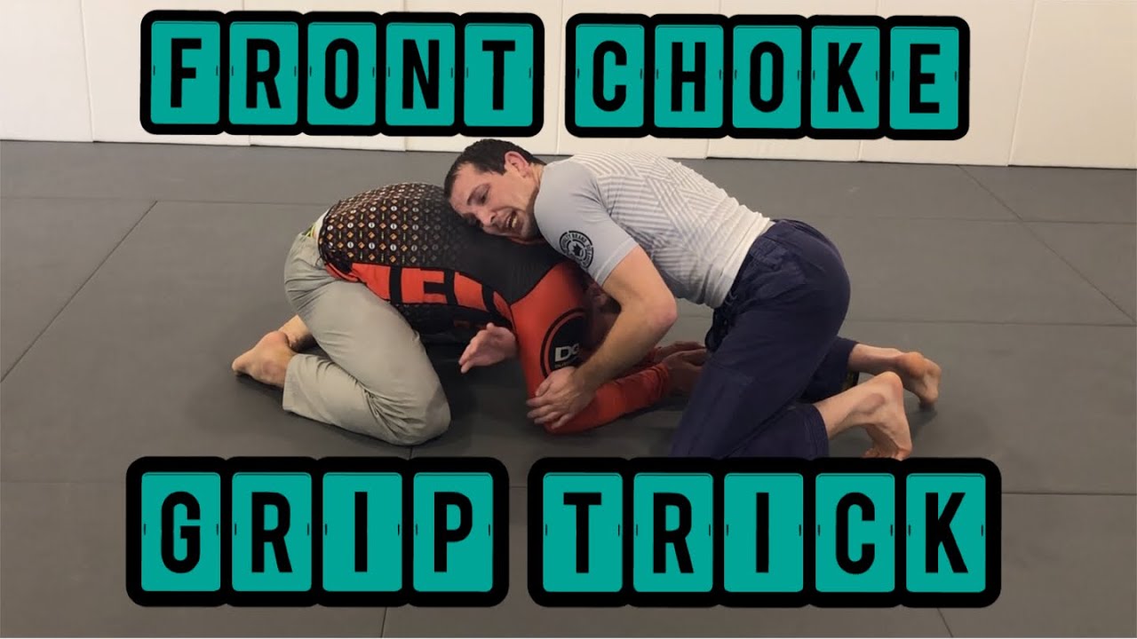 Front CHOKE grip trick for stronger Anacondas, Guillotines and more ...