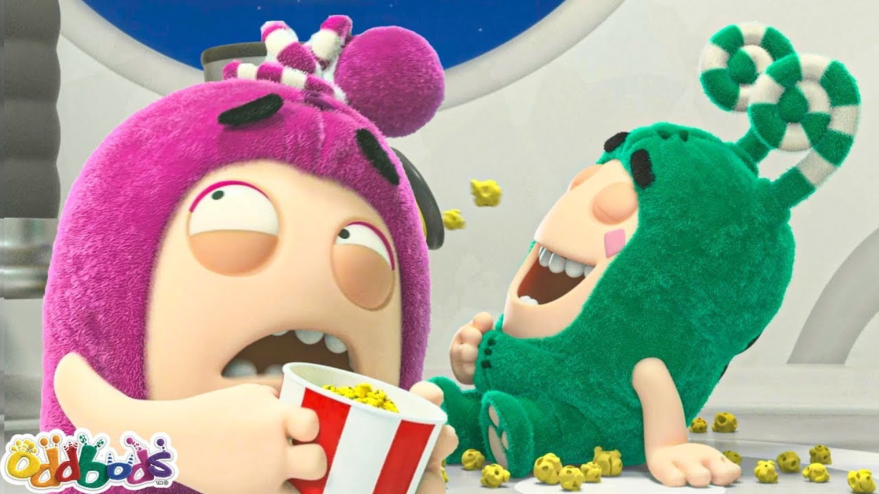 The Popcorn Alien Invader! | Oddbods Cartoons | Funny Cartoons For Kids ...