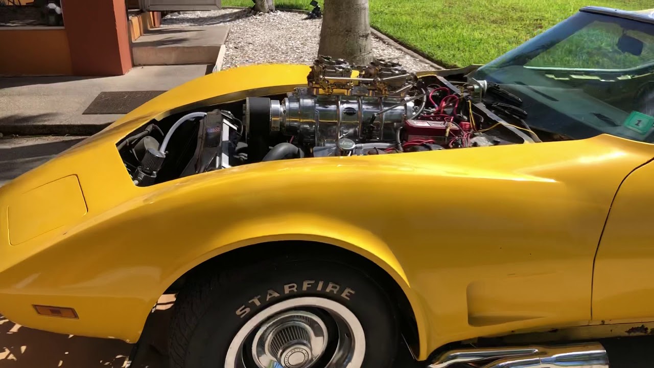 C-3 Corvette 1974 Blown/Supercharged 671 - YouTube