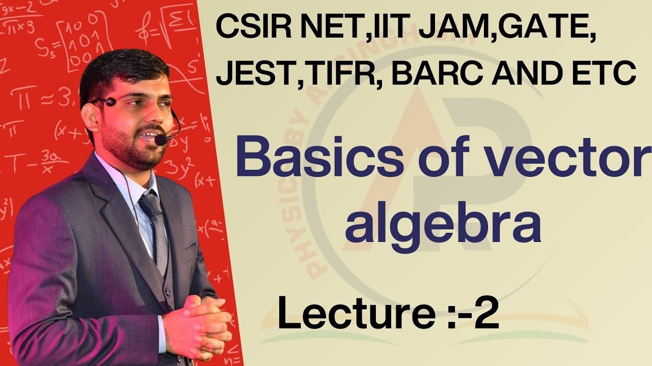 Lecture-2 Vector Algebra - YouTube