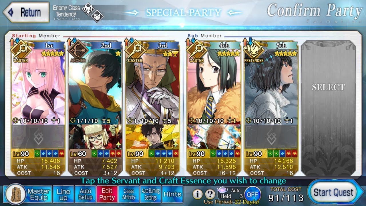 [Fate GO NA] Advanced Quest 7: Mysterious Doomsday Devices - Order ...