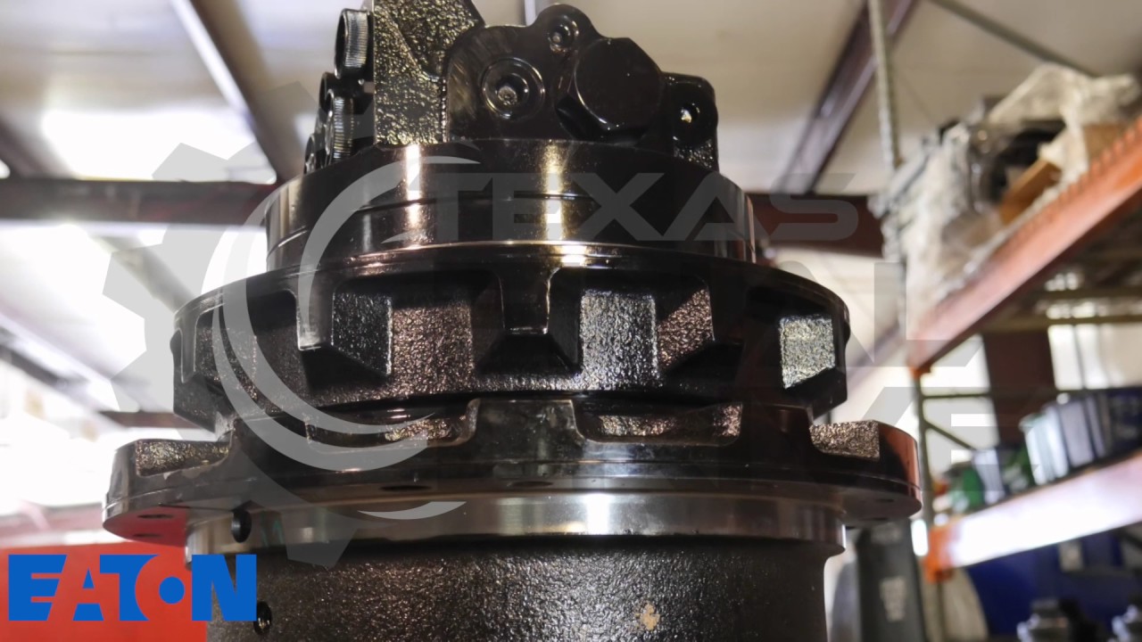 Hanix : Nissan H75C Eaton Hydraulic Drive Motor - YouTube