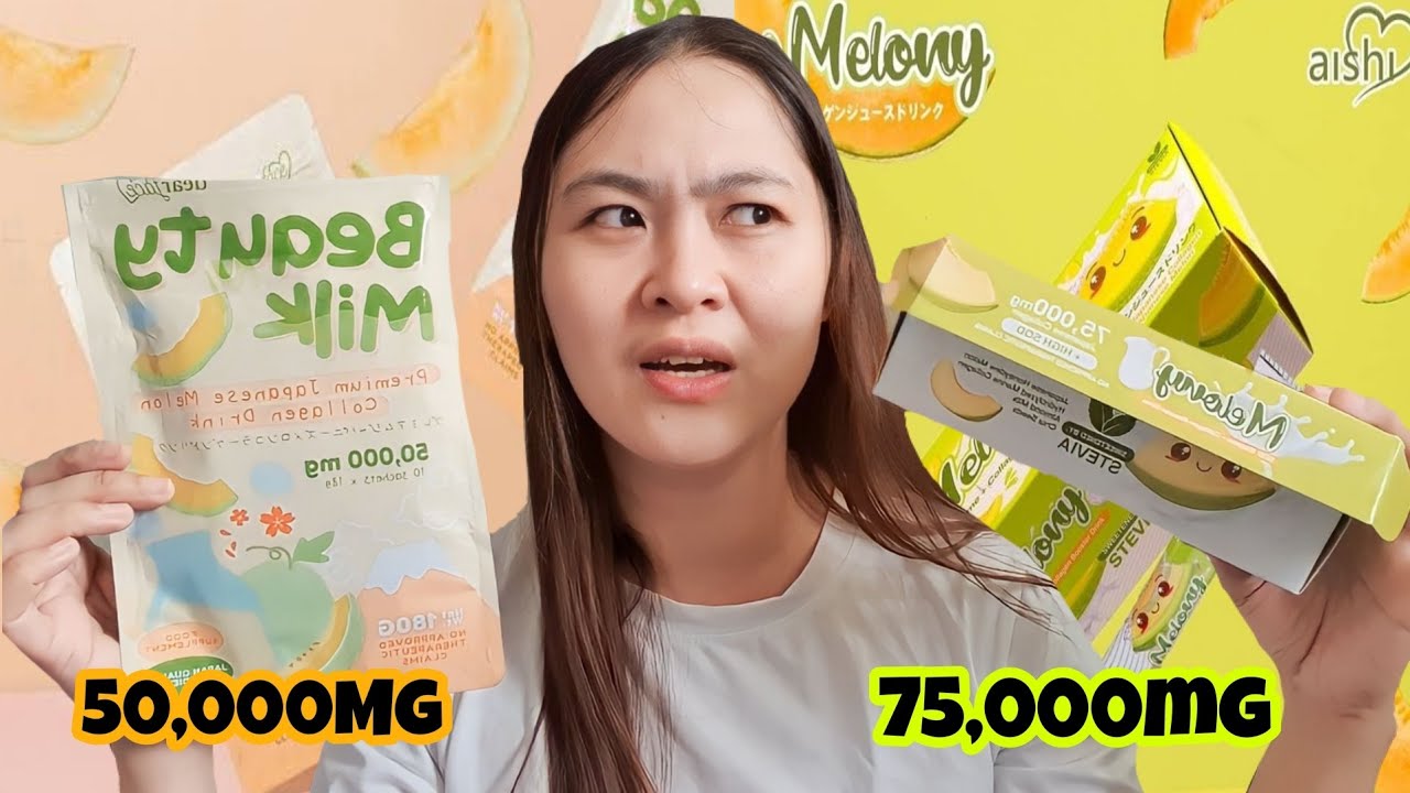 BEAUTY MILK COLLAGEN DRINK & AISHI MELONY COLLAGEN BOOSTER DRINK ...