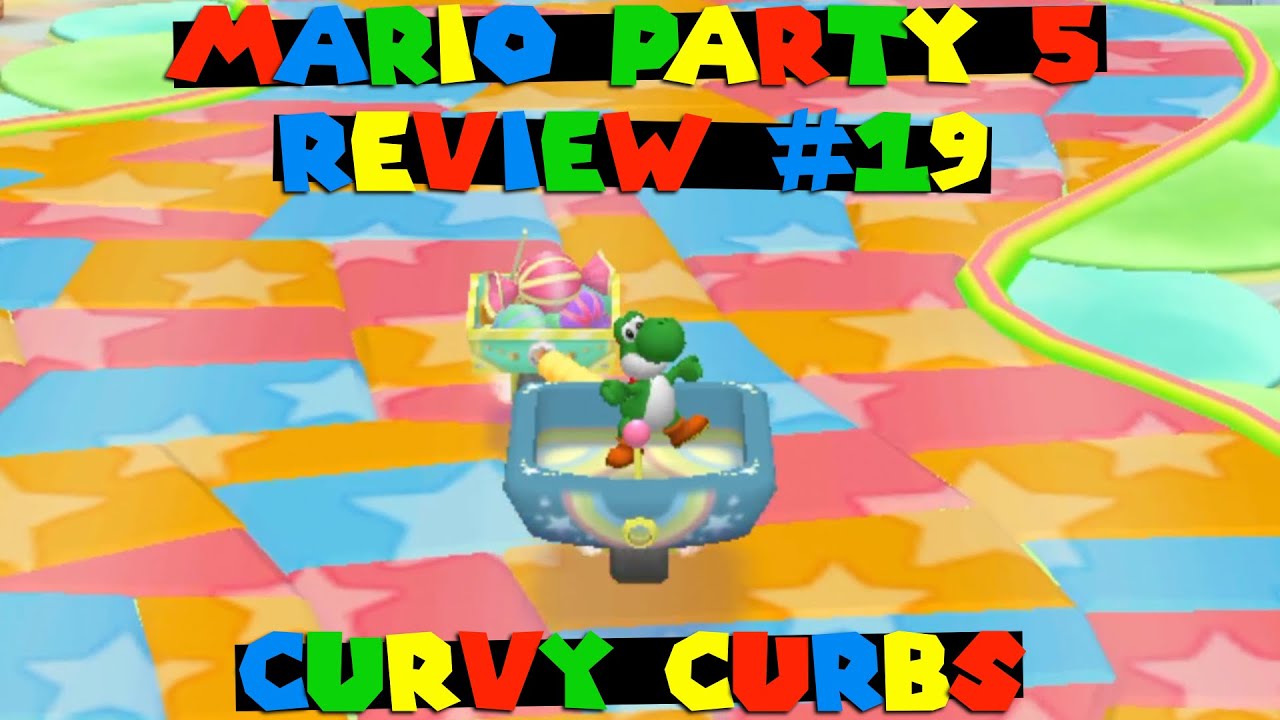 Mario Party 5 Minigame Review-Curvy Curbs - YouTube