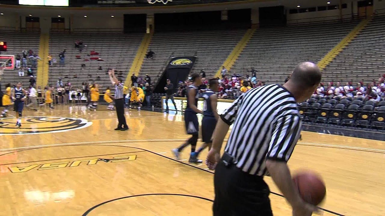 Lady Eagle Jerontay Clemons' halfcourt shot buzzer beater 1/15/14 - YouTube