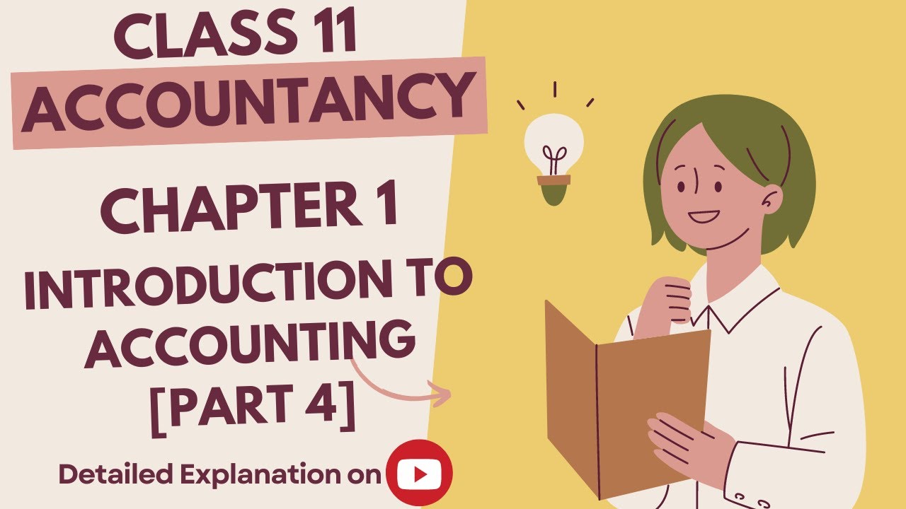 Introduction to Accounting I Part 4 I Detailed Explanation of 5 ...