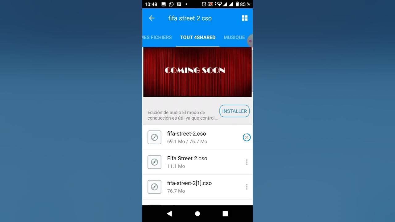 comment télécharger un jeu ppsspp sur 4shared - YouTube