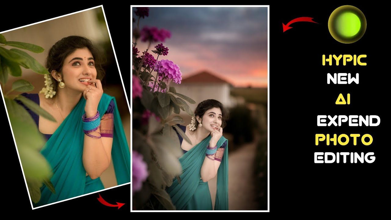 Hypic New Ai Expend Photo Editing | Flowers Hypic photo Editing Prompt ...