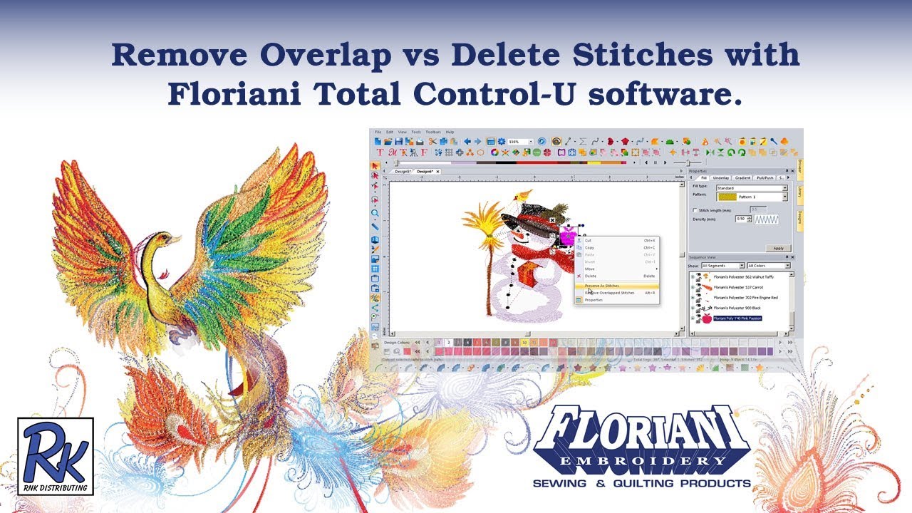 Remove Overlap vs Delete Stitches - YouTube