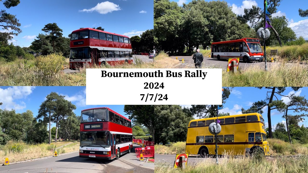 Bournemouth Bus Rally 2024 7/7/24 🟢 - YouTube