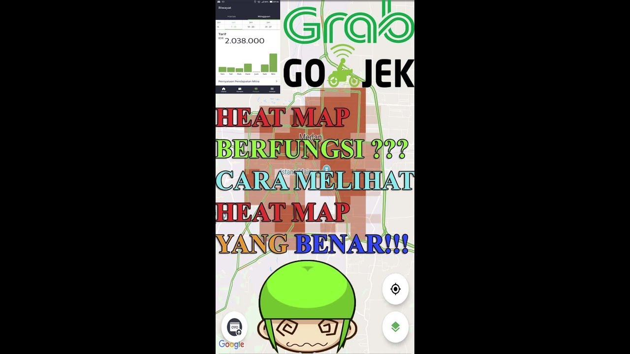 HEAT MAP GRAB/GOJEK BERFUNGSI??? INI CARA MELIHAT HEAT MAP YANG BENAR 🤑 ...