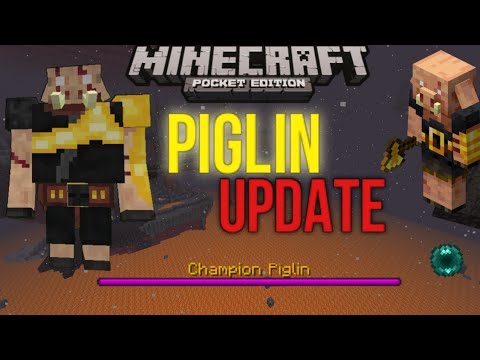 👉Piglin Update addon(mod) nueva estructura,nuevo jefe MINECRAFT PE 1.16 ...