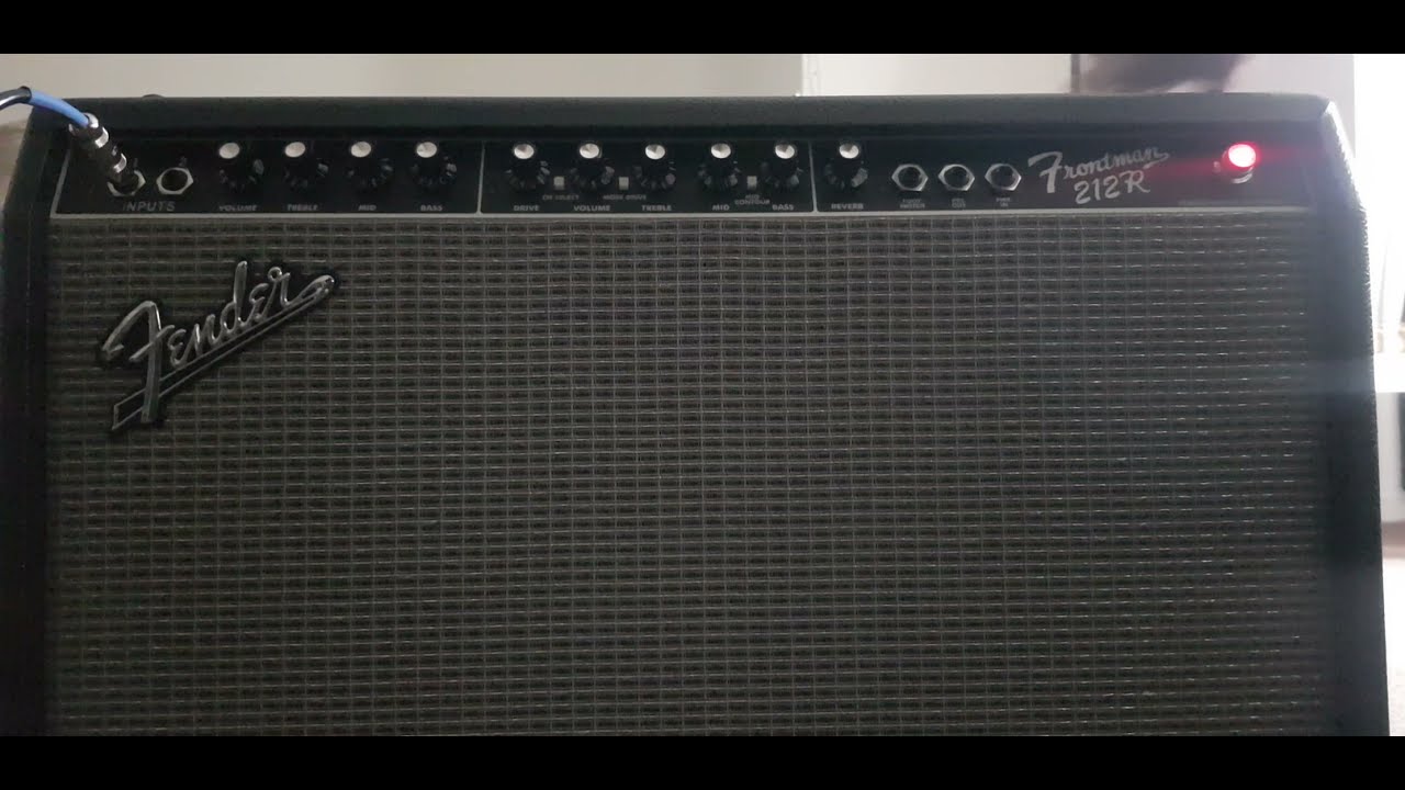 TEST: FENDER FRONTMAN 212R AMP #guitarrist - YouTube