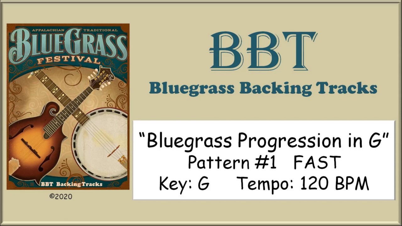 #1 Bluegrass Chord Progression in G - FAST - YouTube