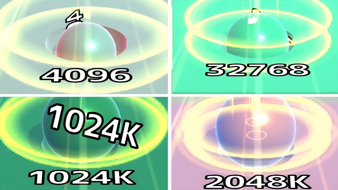 Ball Run Infinity 2048K 1024K 4096 32768 - Level 36 - YouTube