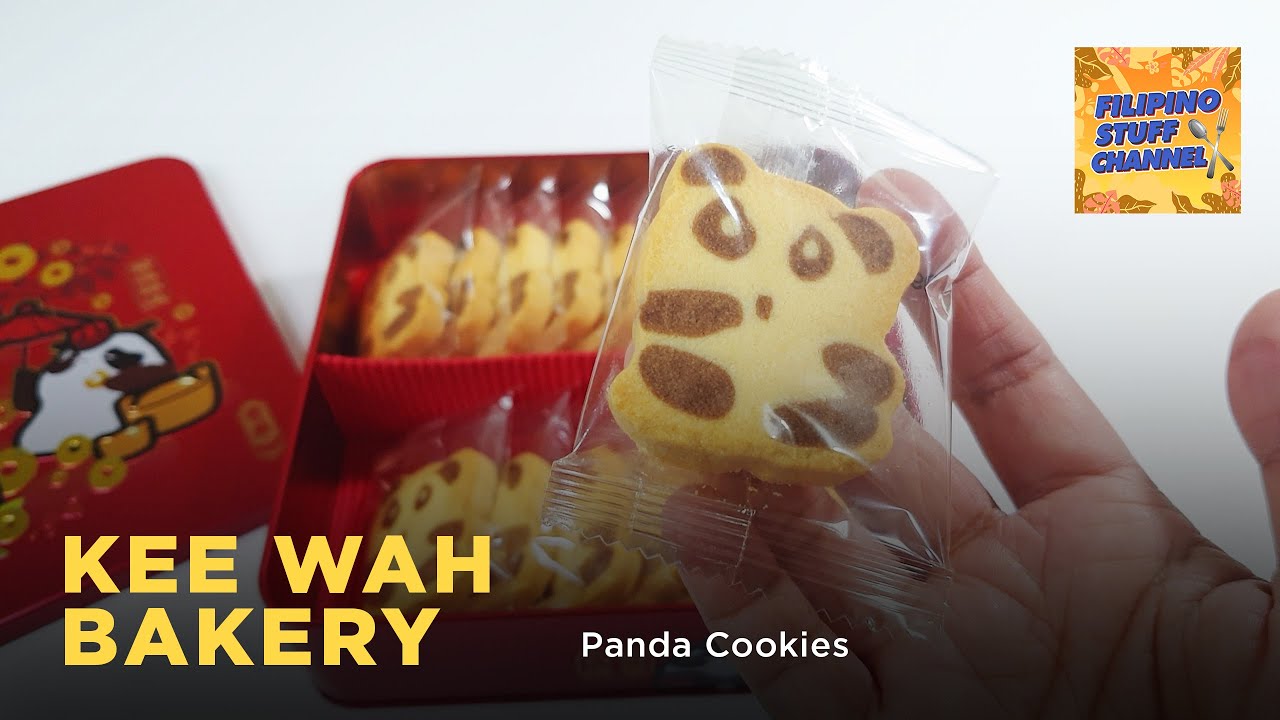 Cute and Buttery Panda Cookies | Kee Wah Bakery from Hong Kong - YouTube