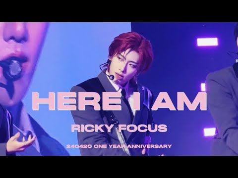 「240420」Here I Am 리키 직캠 / Ricky Focus in Belgium Music Bank - YouTube