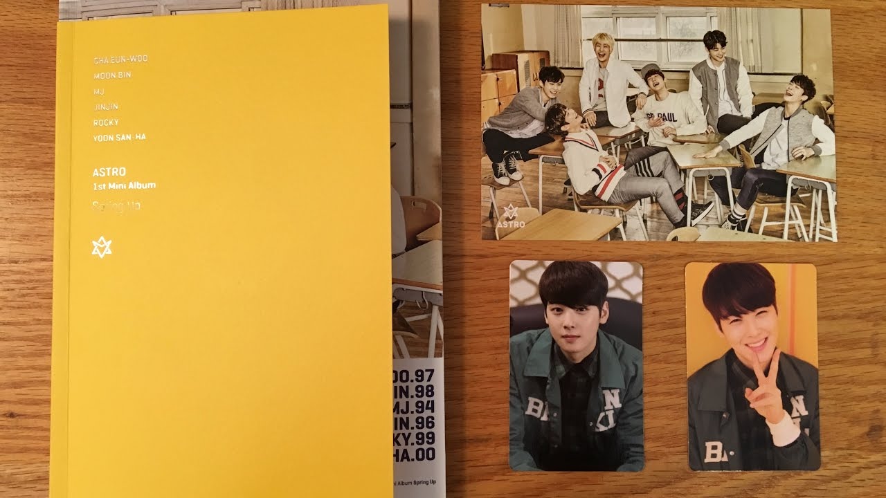 [UNBOXING] Astro 1st Mini Album "Spring Up" - YouTube