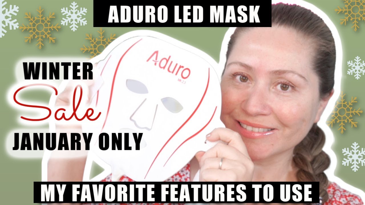 ADURO LED MASK SALE + MY FAVORITE FEATURES TO USE #ledlighttherapy ...