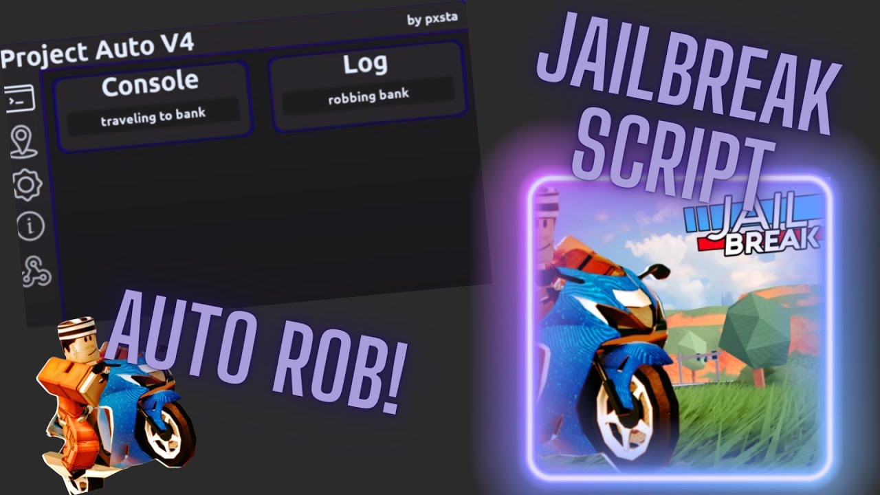 Roblox Jailbreak Script / Hack | FASTEST Auto Rob | Undetected + Free ...