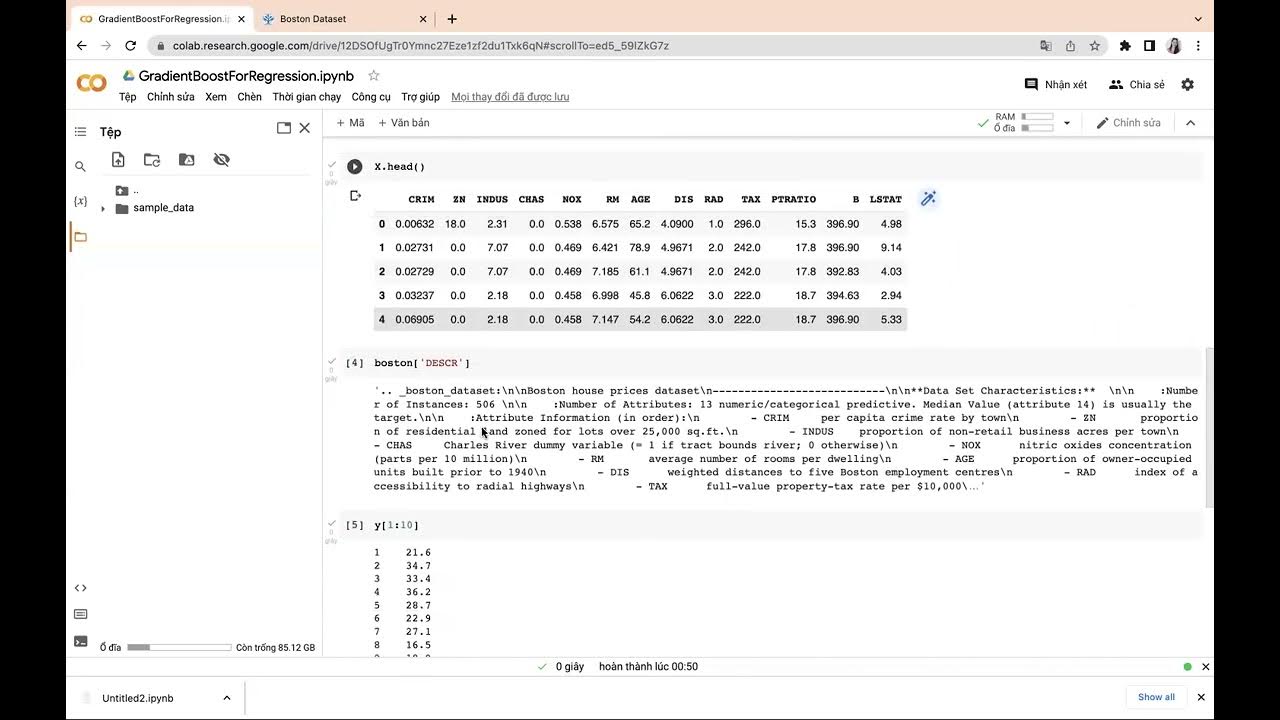 code: GradientBoost cho bài toán dự đoán giá nhà - YouTube