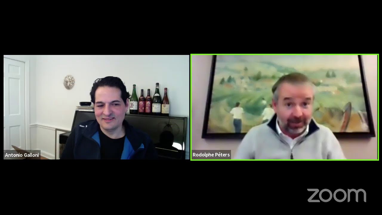 Vinous Live! with Rodolphe Péters (Champagne Pierre Péters) - YouTube