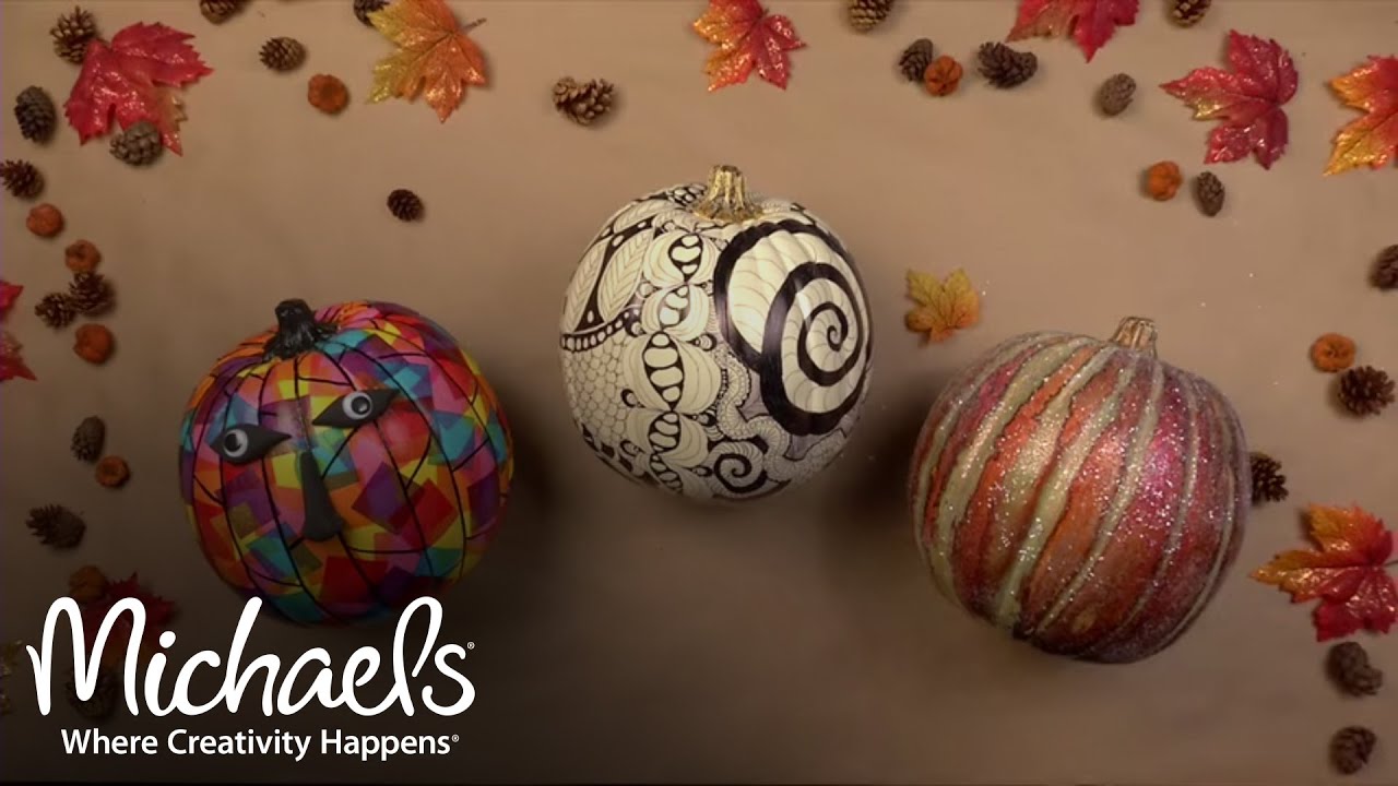 3 Pumpkins 3 Ways | Pumpkin Crafting | Michaels - YouTube