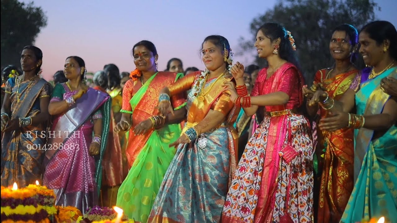 Bathukamma Celebrations | 2023 Peechara | Rishith photography |9014288083 | - YouTube