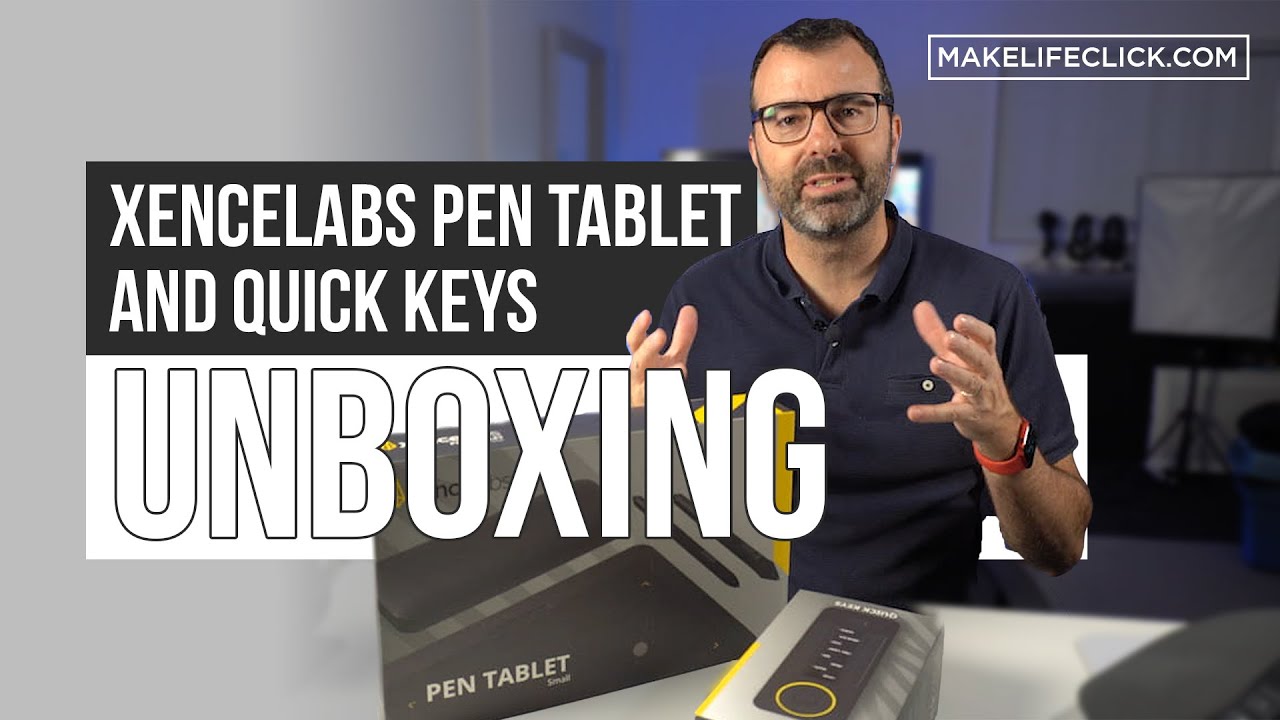 Xencelabs Pen Tablet Small + Quick Keys Unboxing - YouTube