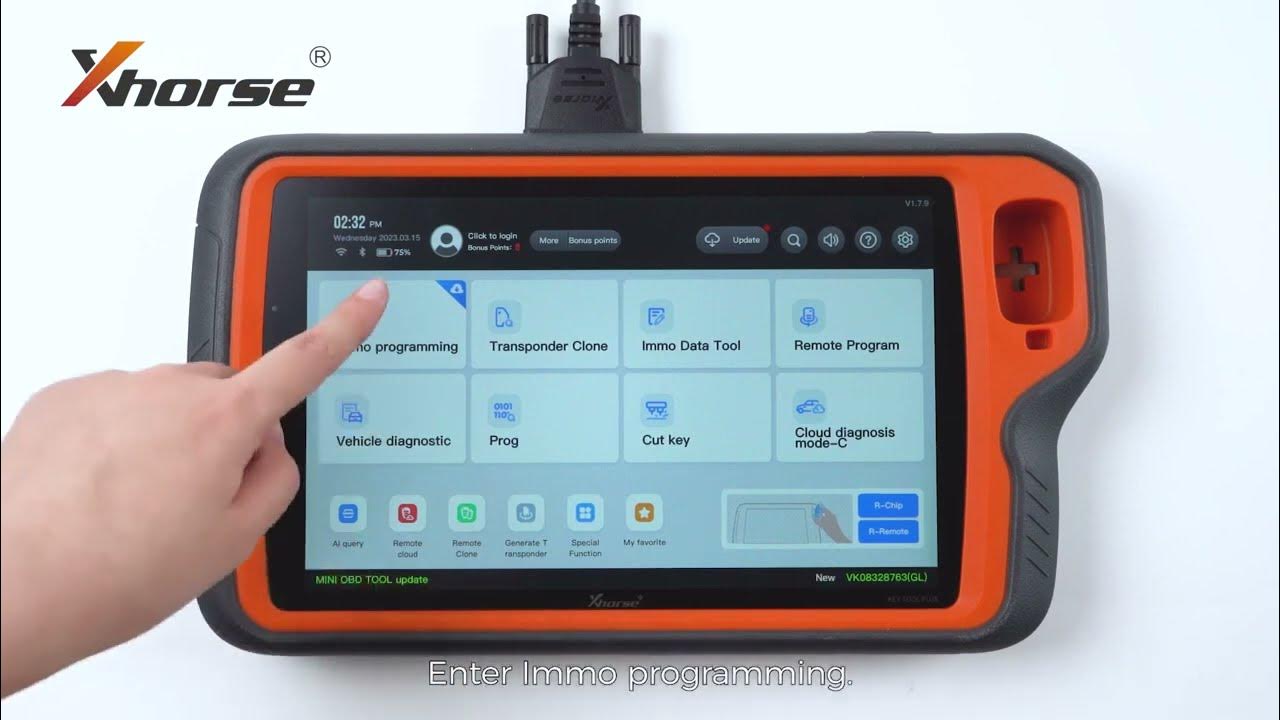 How to read BMW ISN with Xhorse Key Tool Plus - xhorsestore.co.uk - YouTube