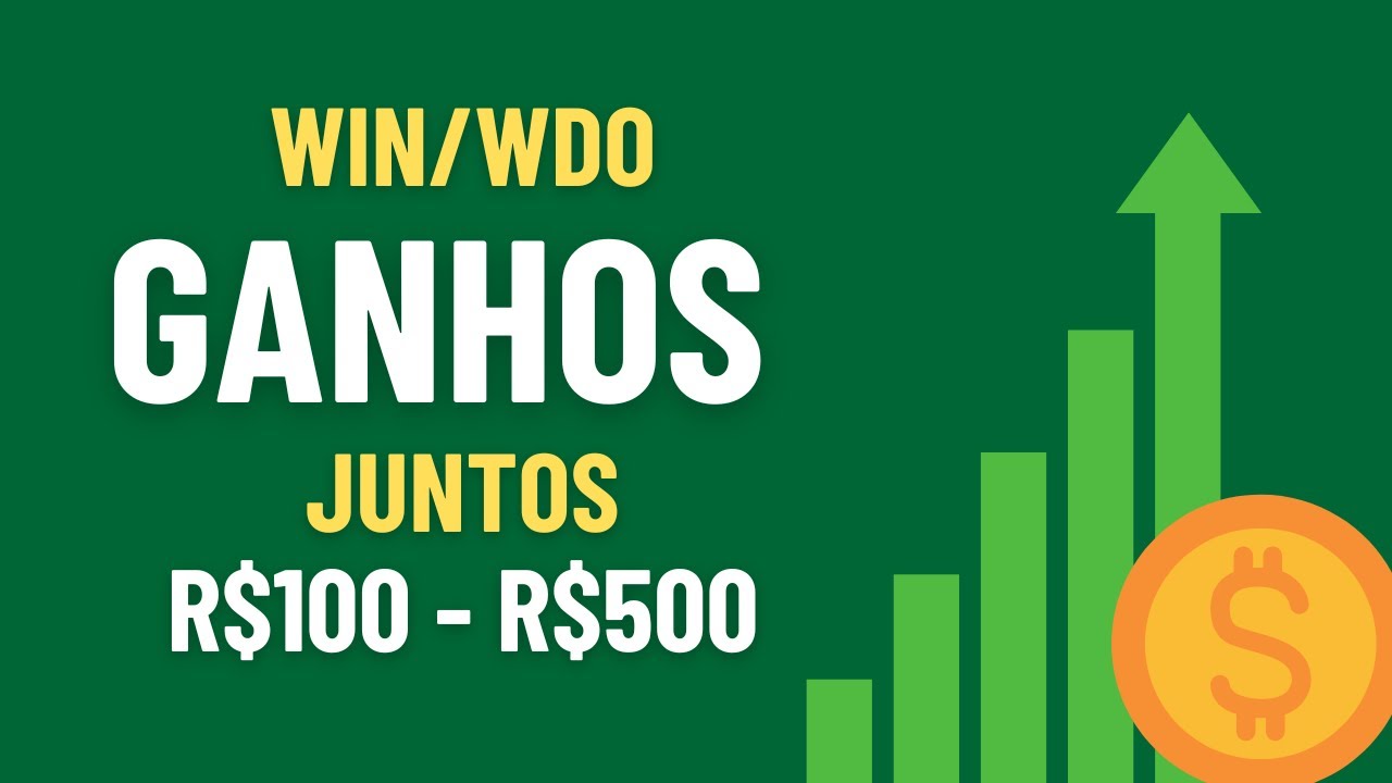 500 pontos WIN, 10 pontos WDO - Técnica de ganhos juntos - mini dólar e ...