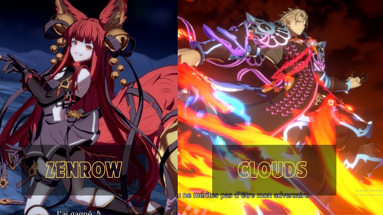 GBVSR FT3 Zenrow(Yuel) VS Clouds(Perceval) - YouTube