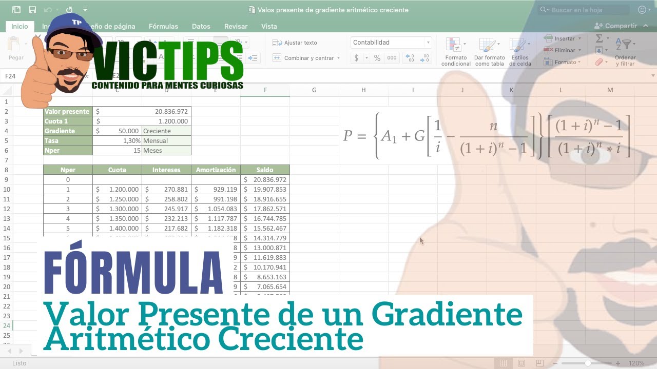 Valor Presente de un Gradiente Aritmético Creciente - YouTube