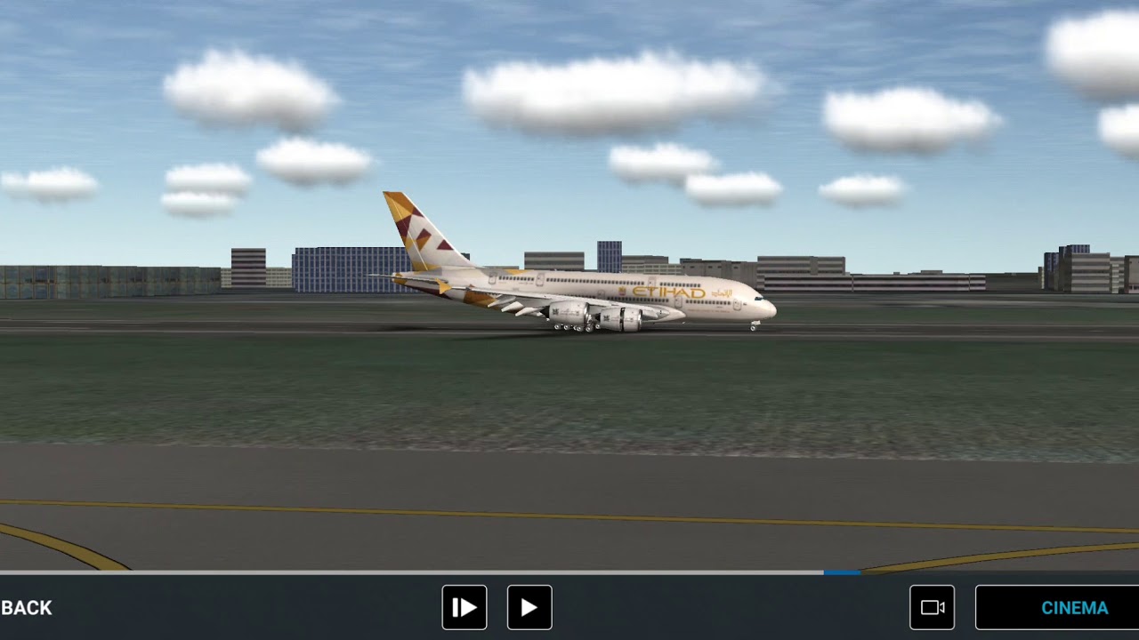 Airbus 380 || Etihad || Landing || Real Flight Simulator-RFS - YouTube