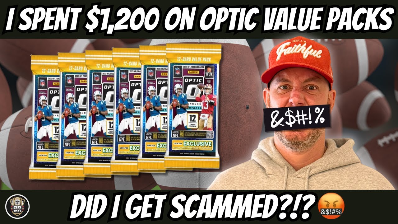 I Spent $1,200 on Optic NFL Value Packs | Were These Packs Searched⁉️🤬 ...
