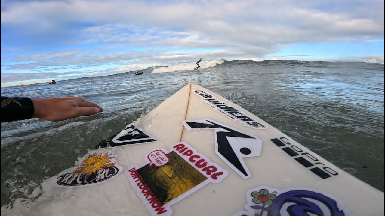 Kooks surf secret perth reefy (massive 1 footers) - YouTube