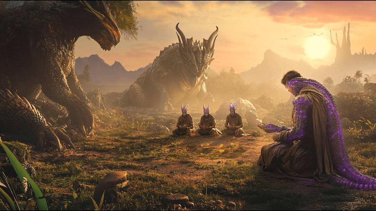 Bizarre Alien Custom: Praying To Humans Before Petting Apex Predators ...