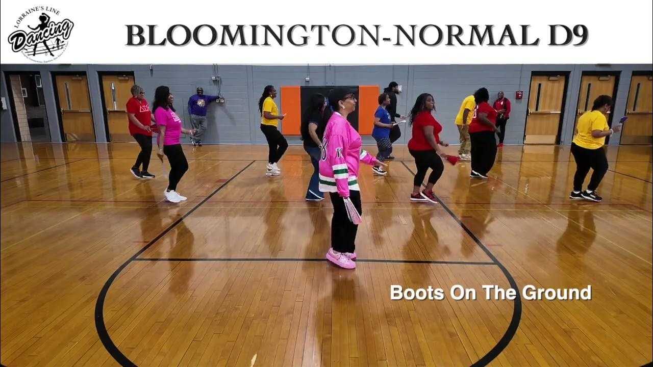 Boots on The Ground -803Fresh D9 Divine 9 NPHC Bloomington Normal Lorraines Line Dancing - YouTube