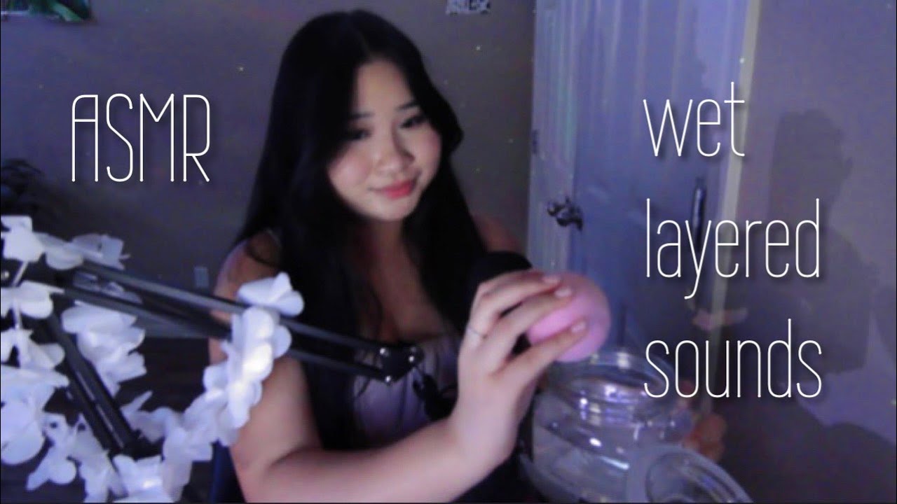 ASMR echoed and layered sounds for sleep! - tapping & mouth sounds - YouTube