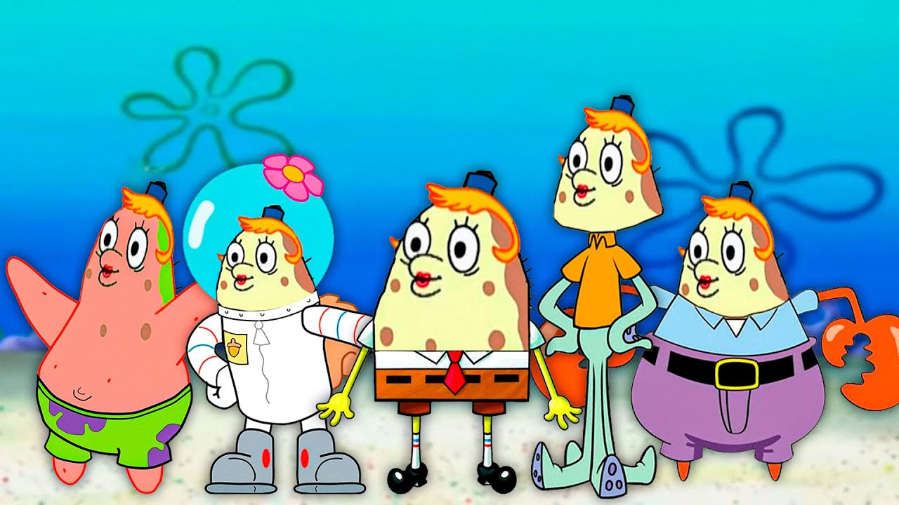 Spongebob Mrs Puff characters meme song 3 - YouTube