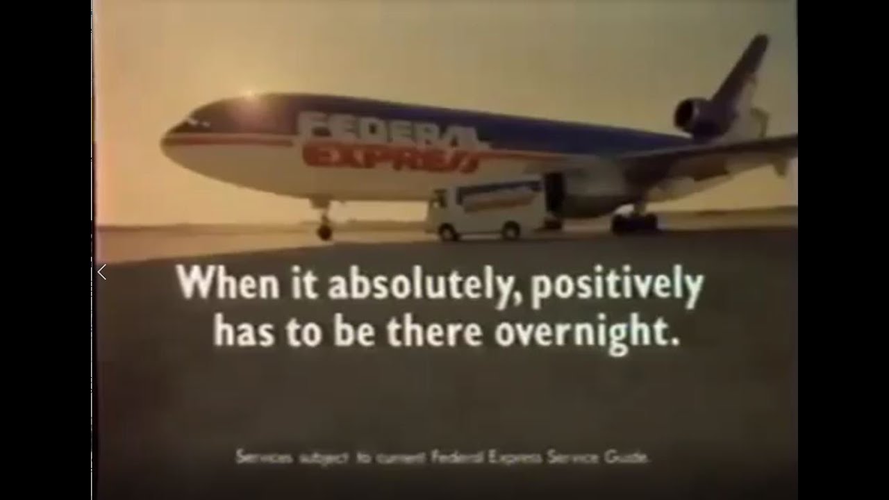 1989 Federal Express Commercial - YouTube